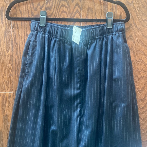 Pants & Jumpsuits | Wool Drop Crotch Pinstripe Slacks | Poshmark